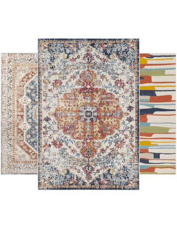 Best Multicolor Rugs & carpets | Colourful Discount Rugs USA – SCANDIC ...