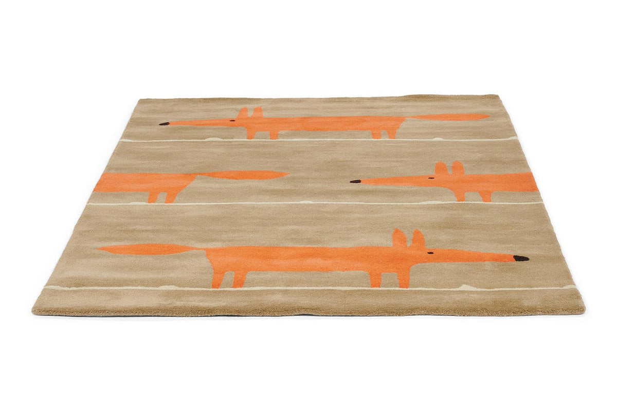 Mr Fox Rug Cinnamon Rug – SCANDIC KNOTS