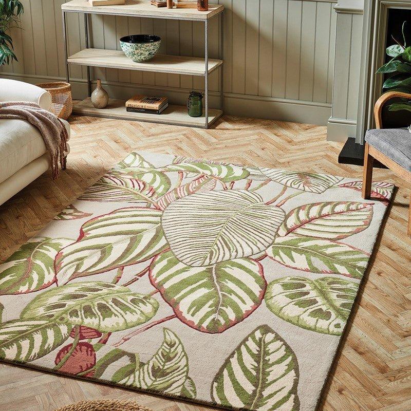 Calathea Olive Rug – SCANDIC KNOTS